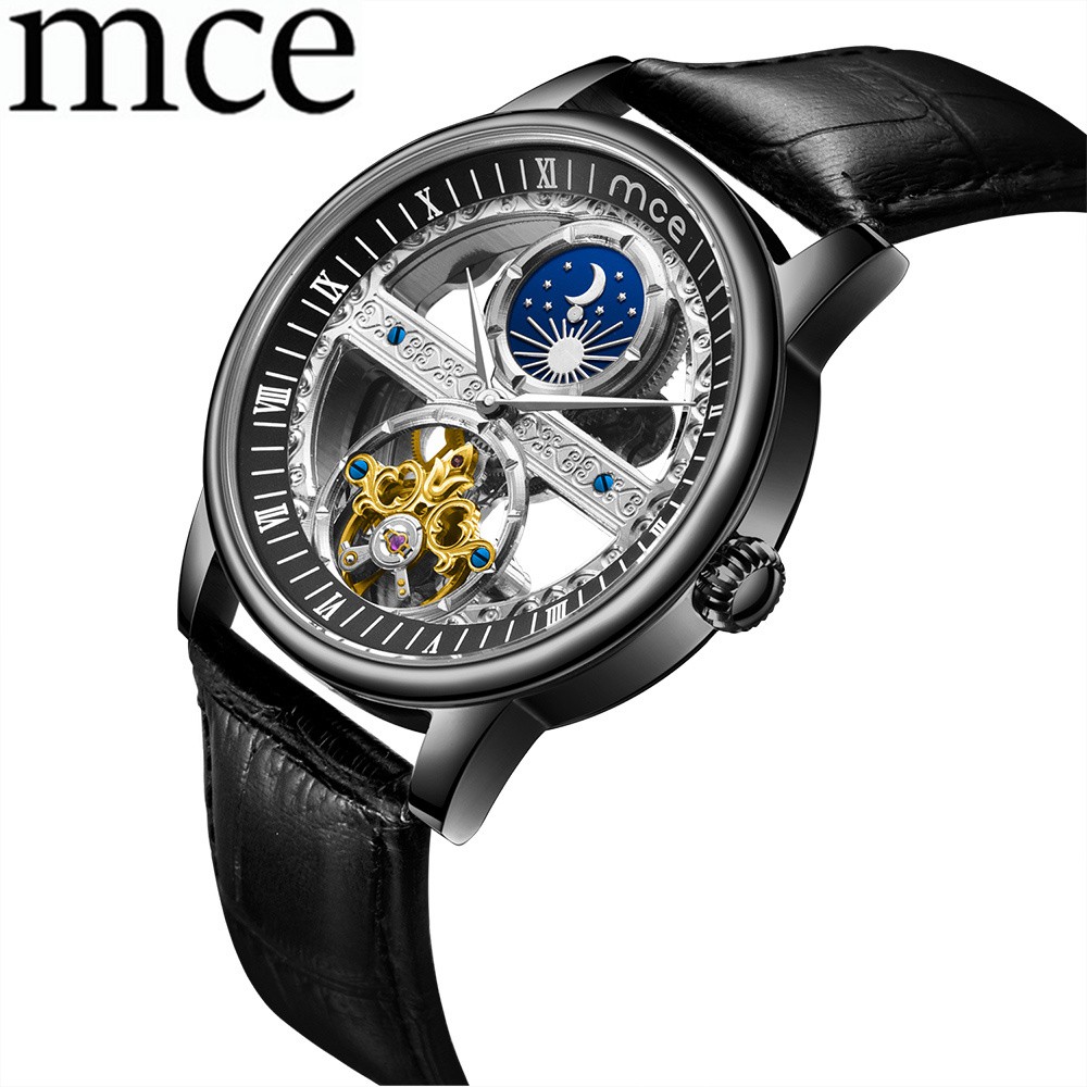 Jual Jam tangan mekanik keren MCE Luxury Brand Men's Watch Automatic ...