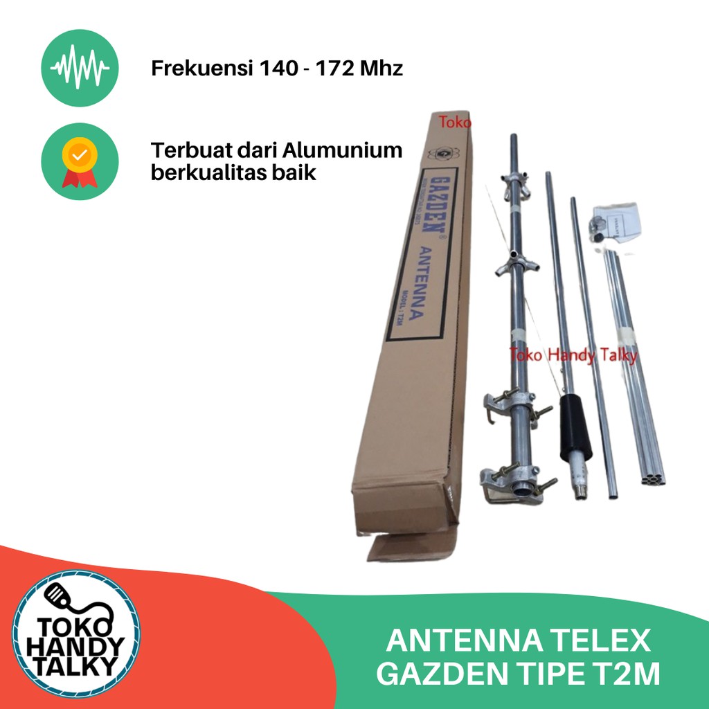 Jual ANTENNA RADIO RIG TELEX GAZDEN TIPE T2M NEW | Shopee Indonesia