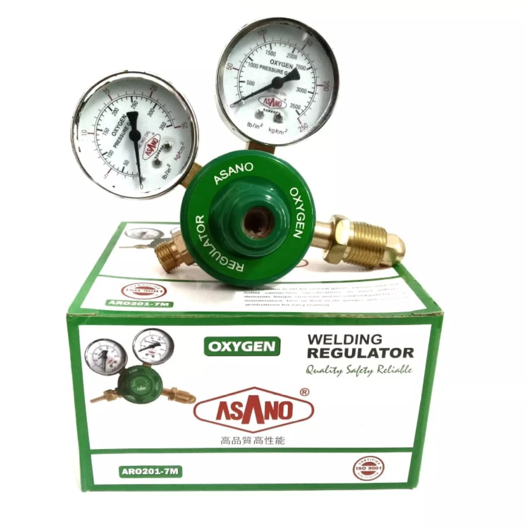 Jual Oxygen Regulator Kuningan Asano / Welding Regulator Oksigen Tabung Las | Shopee Indonesia