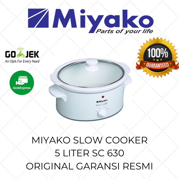 Jual Miyako Slow Cooker 5 Liter SC 630 / Slow Cooker Baby Besar Murah ...