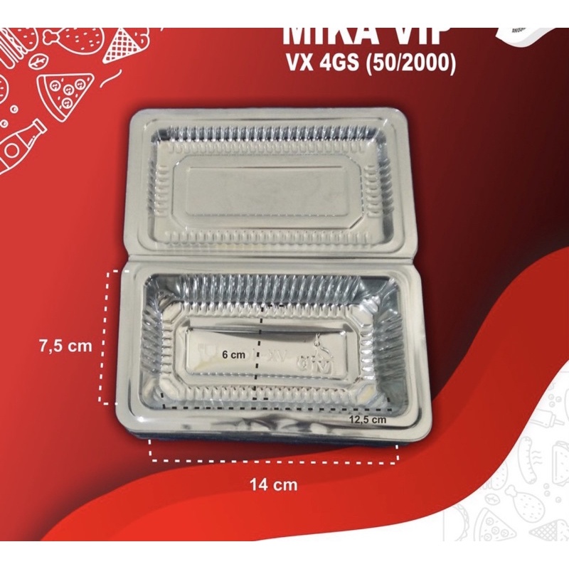 Jual Mika Plastik 4GS/Mika Nasi/Mika Mie/Mika Dimsum/Mika Sushi isi:100pc | Shopee Indonesia