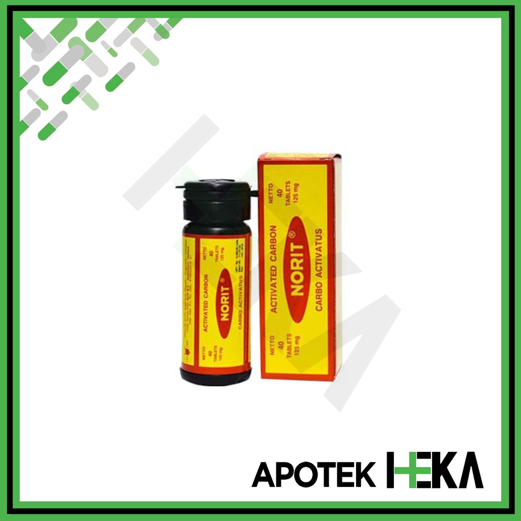 Jual Norit Cap Elang Obat Keracunan Makanan isi 40 Tablet | Shopee ...
