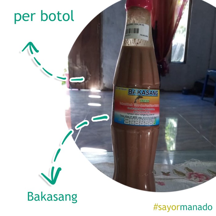 Jual Bakasang / Sambal Bakasang Khas Manado Sulawesi Utara Per Botol ...