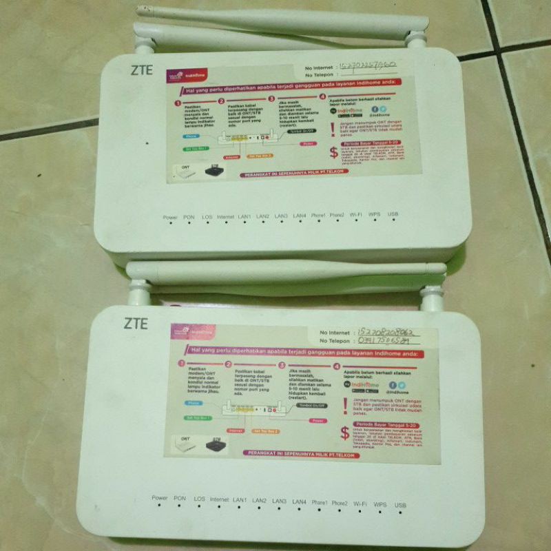 Jual ROUTER ZTE F609 V3 2020 Mulus Plus Adaptor | Shopee Indonesia