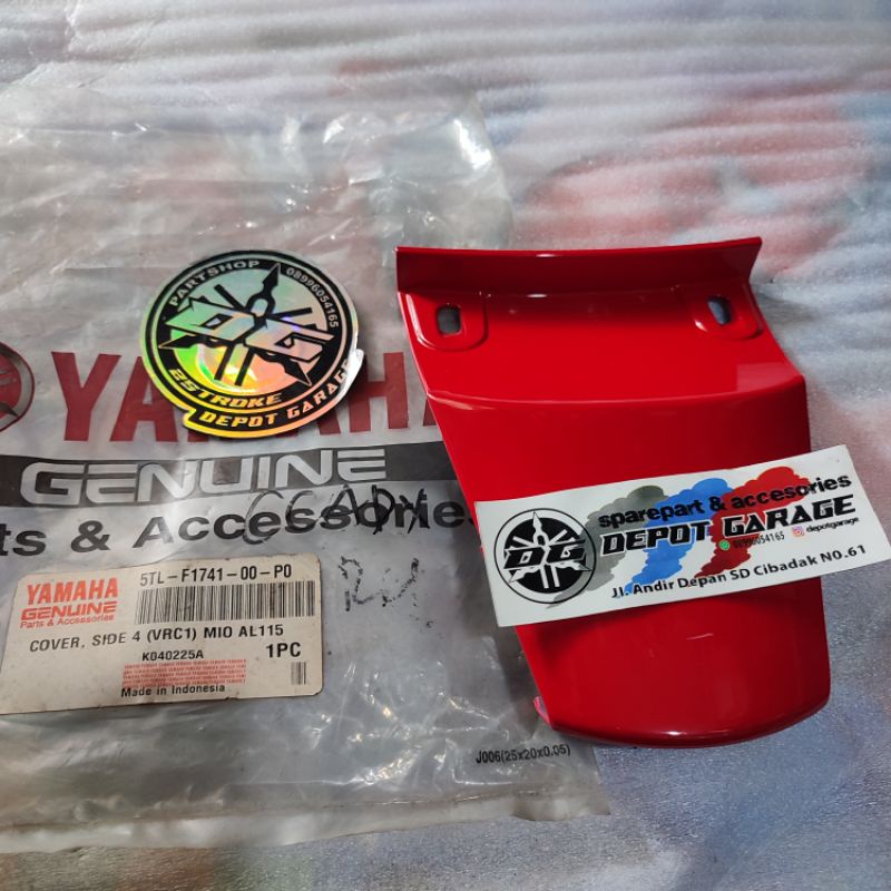 Jual pad pet cover sambungan body mio merah sporty 5tL original ...