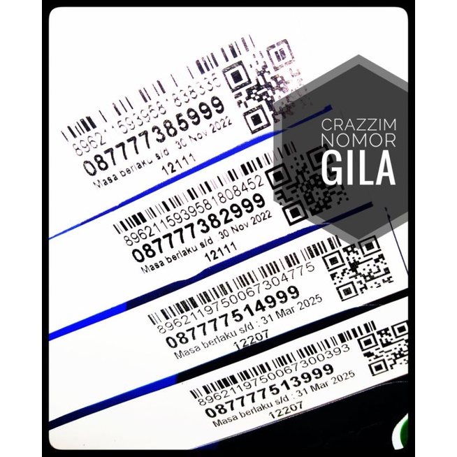 Jual Nomor Cantik XL Kwarted. Nomor Cantik Triple 999. Nomor Cantik ...