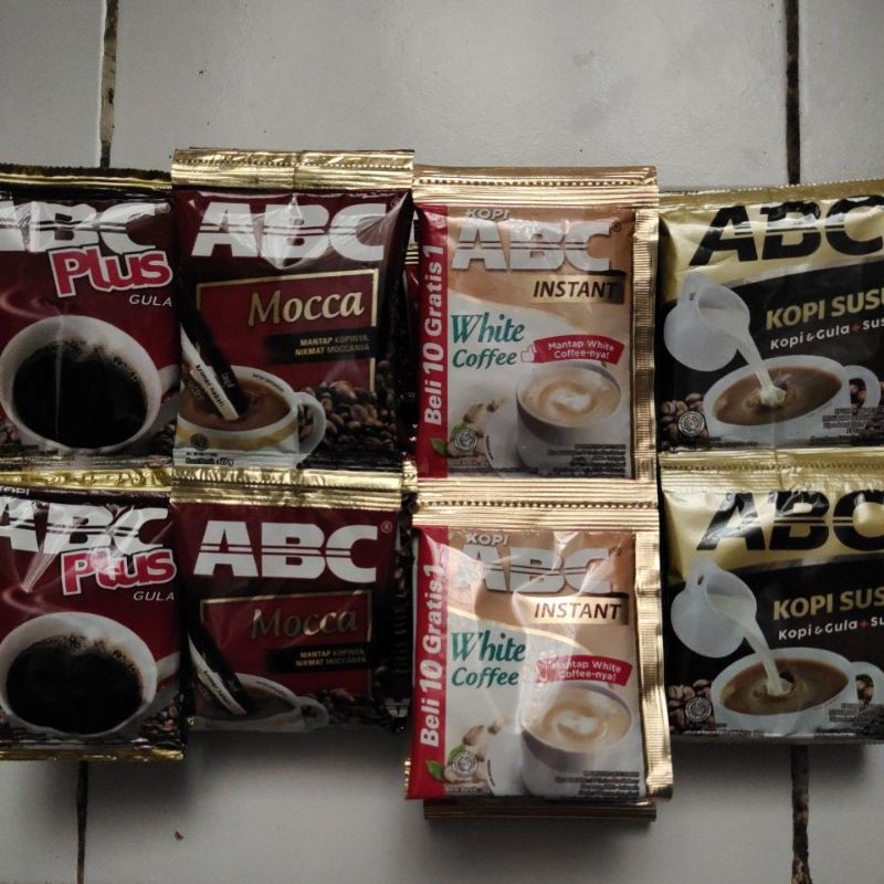 Jual Kopi ABC Susu/Mocca/Aren/Plus Renceng | Shopee Indonesia