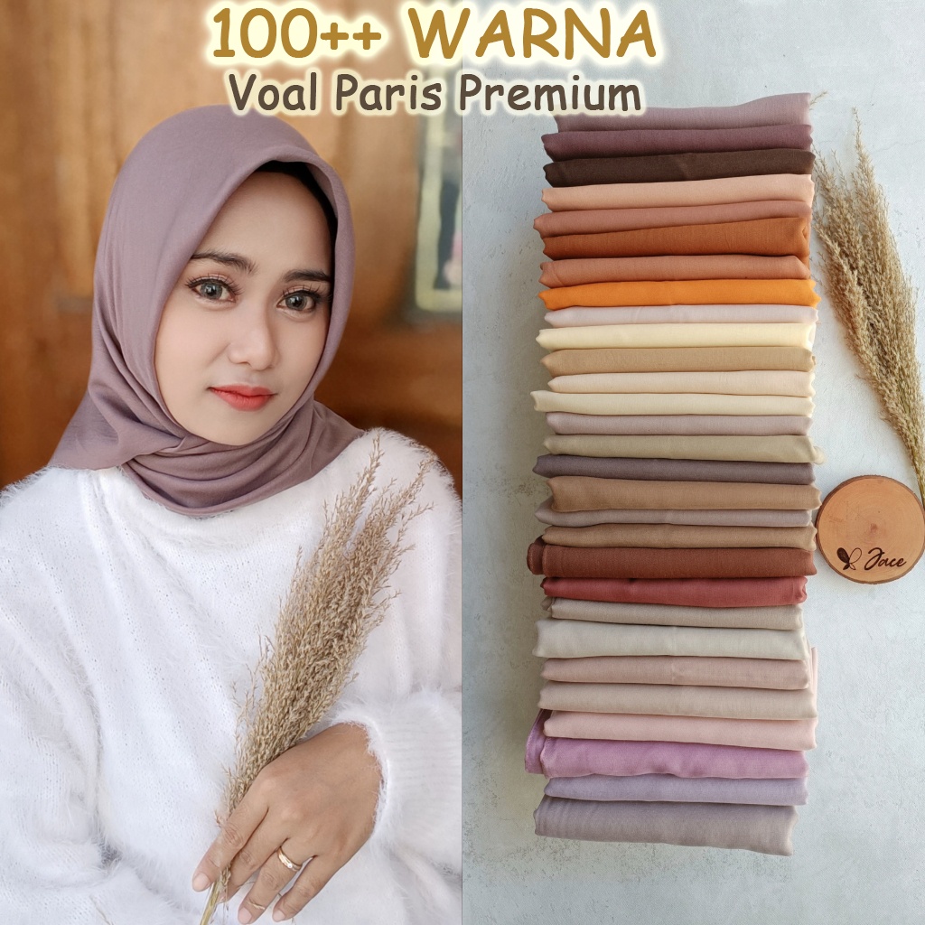 Jual (PART 2) JACE PARIS PREMIUM Jilbab Paris Premium Square Segiempat ...