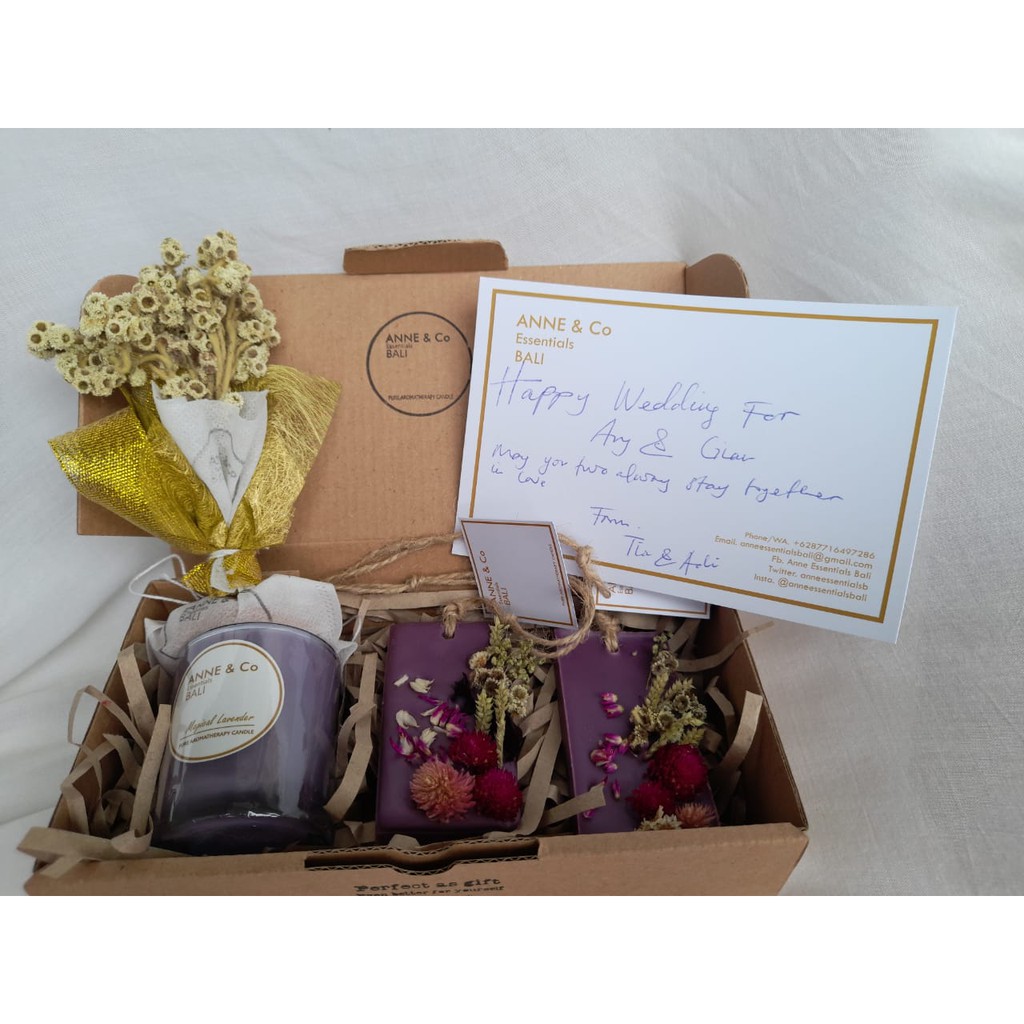 Jual ANNE&CO BALI || LAVENDER WEDDING HAMPERS | Shopee Indonesia