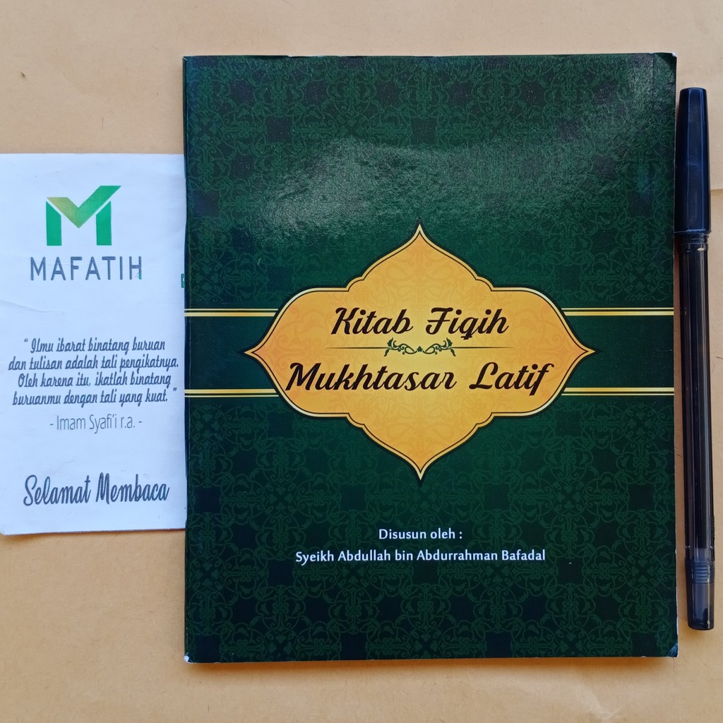 Jual Kitab Fiqih MUKHTASAR LATIF - Majelis Rasulullah SAW - mukhtashor ...
