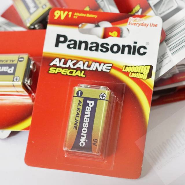Jual Baterai kotak panasonic ALKALINE special 9v | Shopee Indonesia