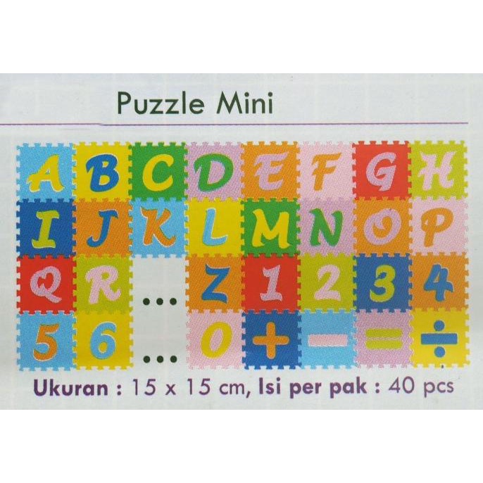 Jual Puzzle Matras / Evamats / Evamat / Alphabet Angka Simbol - Tikar ...