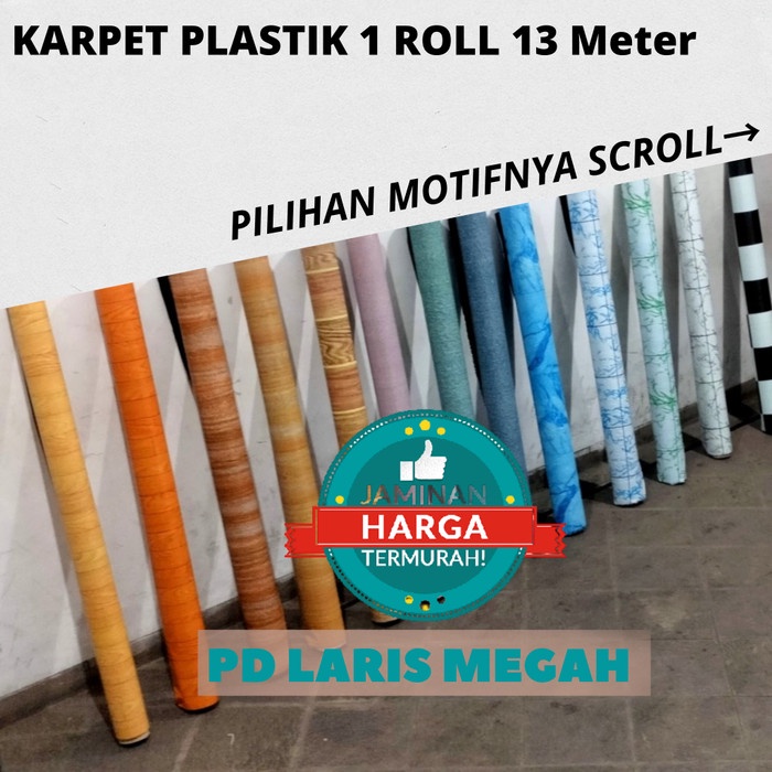 Jual Karpet Plastik Motif Kayu / Karpet Plastik / Karpet Plastik Lantai ...