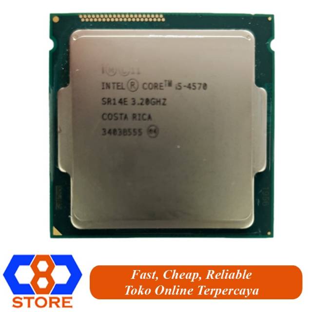 Jual PROSESOR INTEL CORE I5-4570 I5 4570 3.2GHZ SAMA FAN | Shopee Indonesia