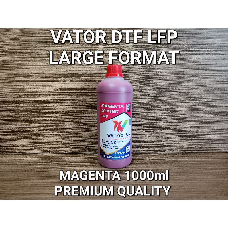 Jual Tinta DTF Vator DTF LFP Large Format Printer 1000ml Hasil Pekat Cerah | Shopee Indonesia