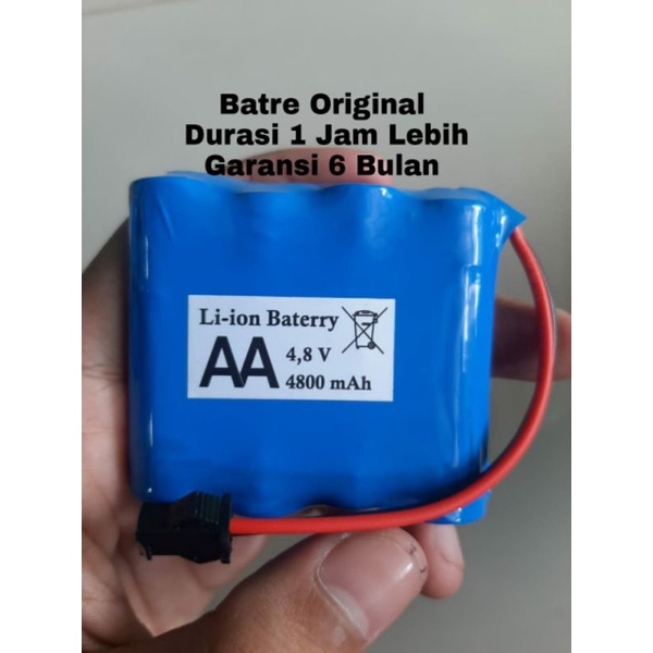 Jual Baterai Mobil RC 4,8V 3,6V 3,7V Tunggal 6V 7,2V 7,4V Batre ...