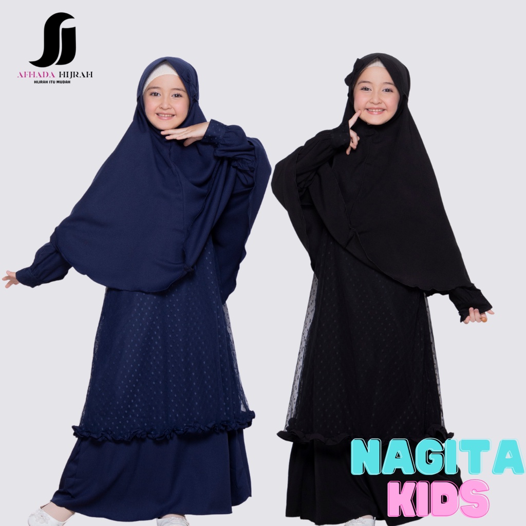 Jual Gamis syari anak set cadar nagita kids terbaru baju dan hijab ...