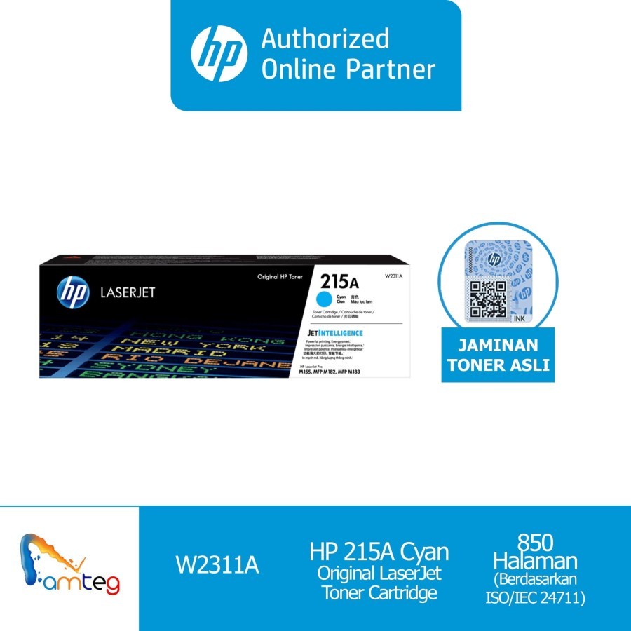 Jual HP toner 215A Cyan Original | Shopee Indonesia