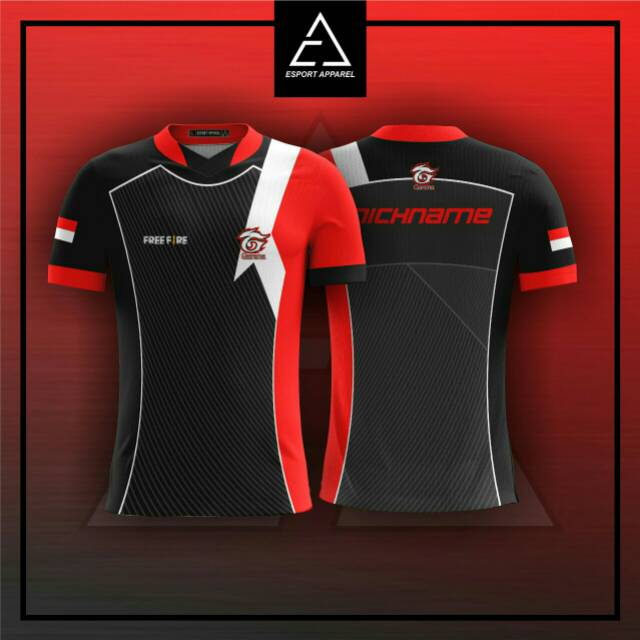 Jual JERSEY GAMING FREE FIRE CUSTOM DESAIN FREE NICKNAME | Shopee Indonesia