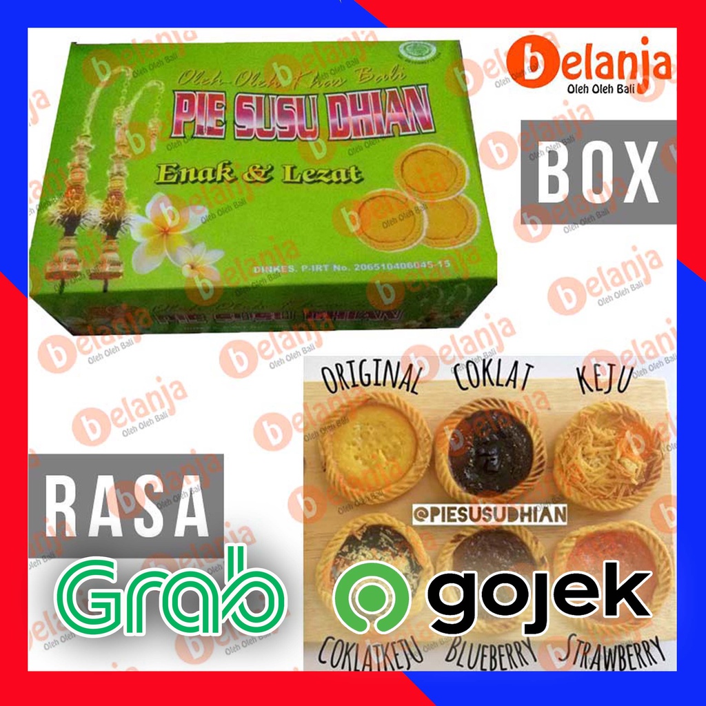Jual Pie Susu DHIAN (isi 50 pcs) pie susu bali asli oleh oleh bali ...