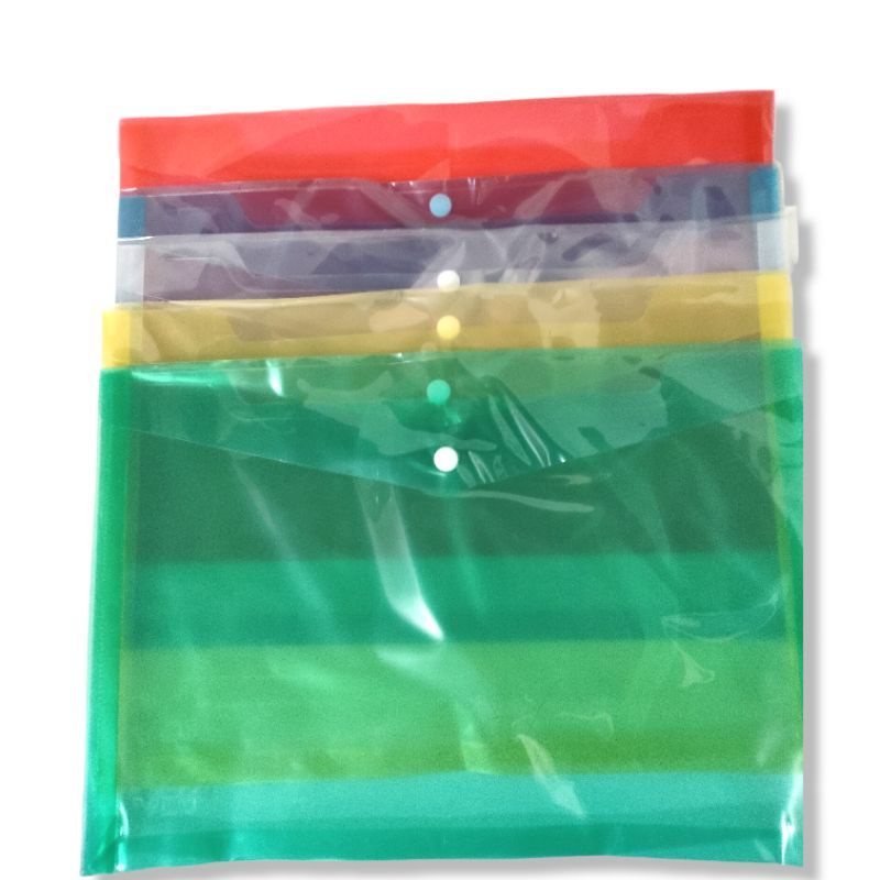 Jual Map Plastik Kancing R&R, REX, V one folio (1pcs)- f4/map kancing ...