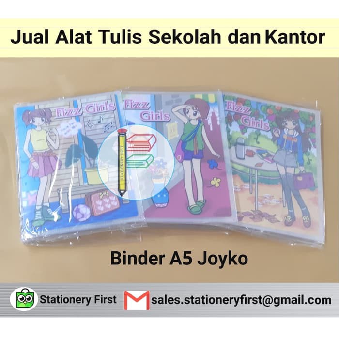Jual Binder Loose Leaf - Binder Polos - Binder Plastik Binder A5 Joyko ...
