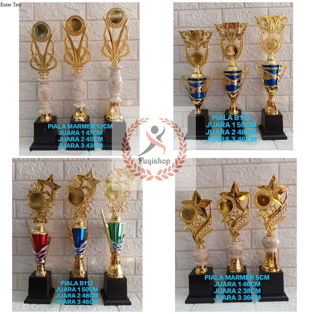 Jual PIALA KEJUARAAN MARMER DAN BODY 1 SET JUARA 123 FQ | Shopee Indonesia