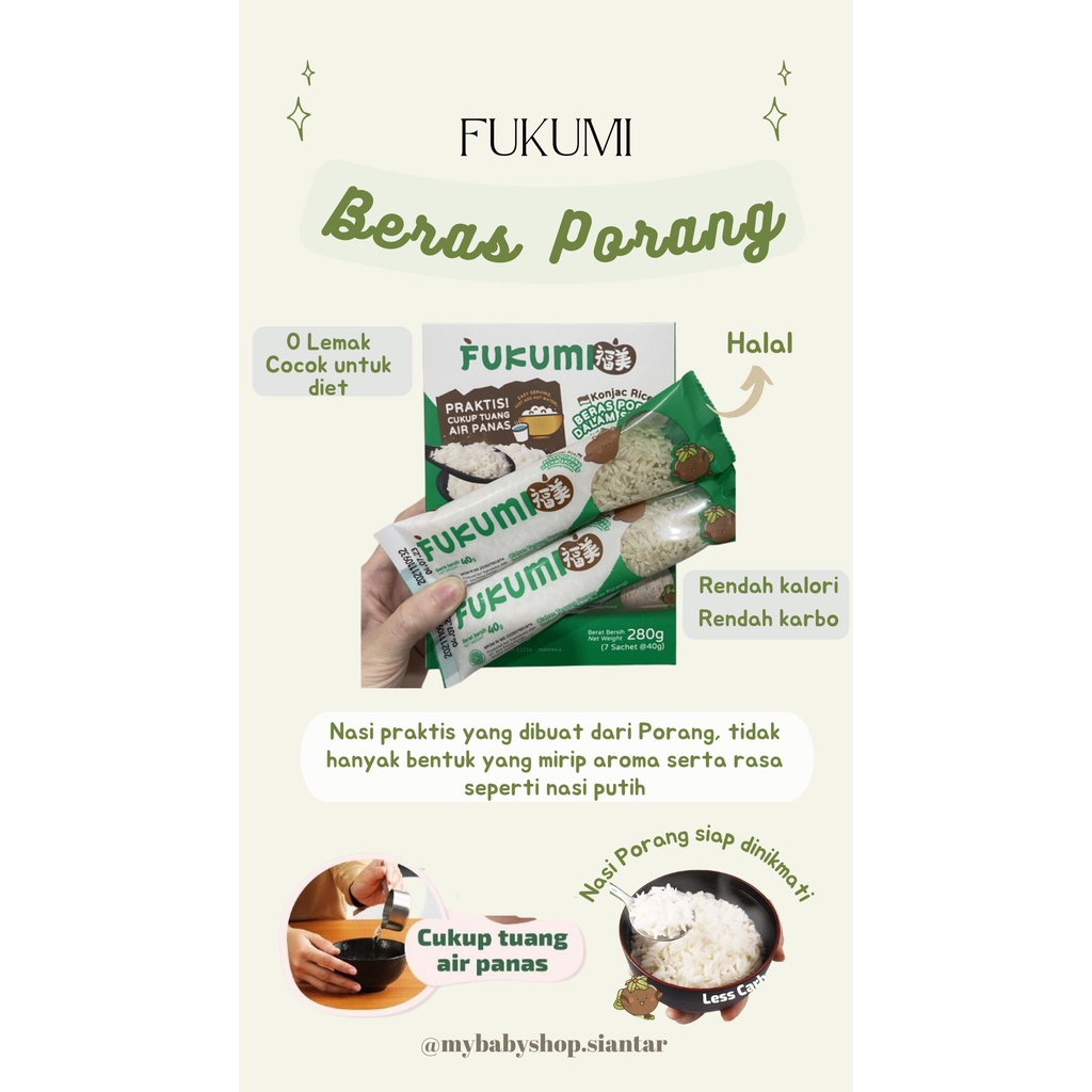 Jual FUKUMI Beras Porang Box Sachet - Shirataki/Konjac Rice | Shopee ...
