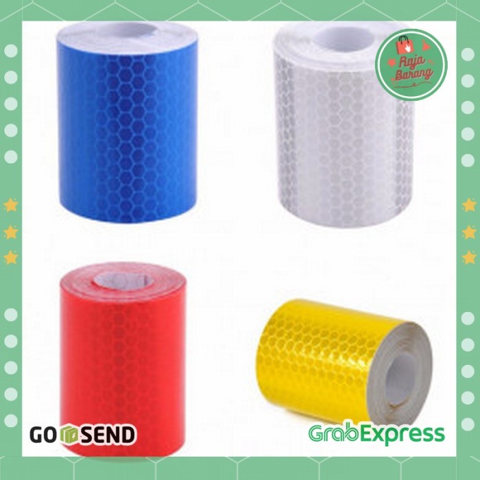 Jual Stiker Reflektif Warning Strip Tape Color Trunk Exterior 5cm X ...