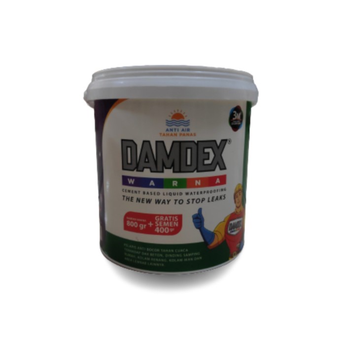 Jual Damdex 0,8 Kg Varian Warna Hitam, abu-abu | Shopee Indonesia