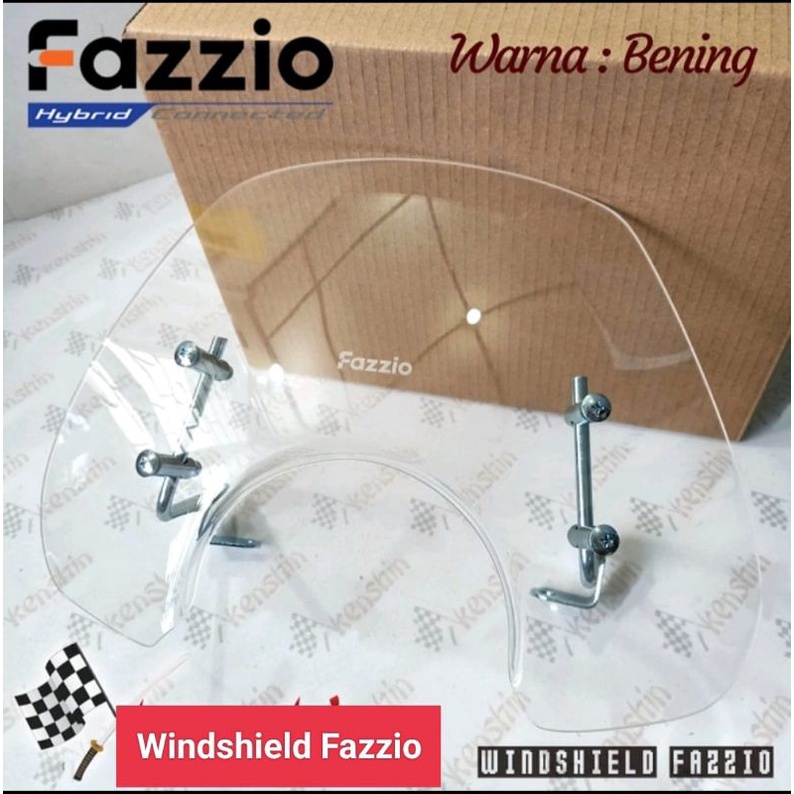 Jual Windshield Yamaha Fazzio.Flyscreen Fazio | Shopee Indonesia