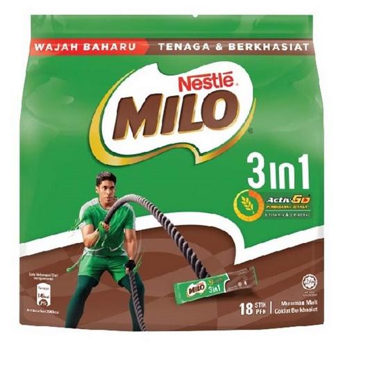 Jual CSd2D7p--Susu Nestle Milo Activ Go 3 in 1 Malaysia 18 x 33 Gram ...