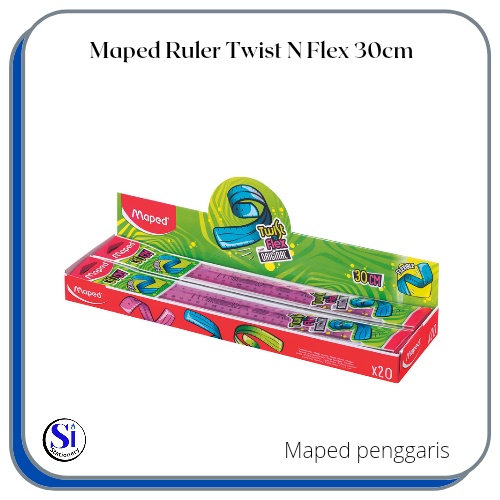 Jual Penggaris Maped Flexible/Penggaris Lentur/Twist And Flex 30cm ...