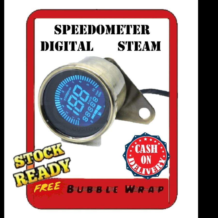 Jual COD Speedometer digital steam takometer Fuel meter odometer ...