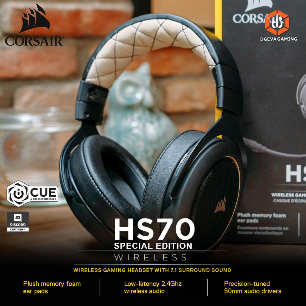 Jual Corsair HS70 SE Wireless Gaming Headset | Shopee Indonesia