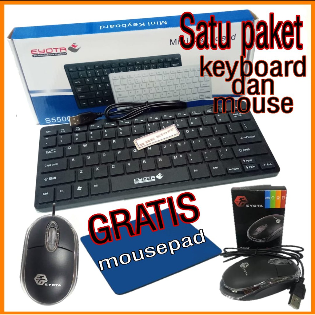 Jual Eyota Keyboard Mini USB Keyboard Mini kabel USB Eyota S5500 ...