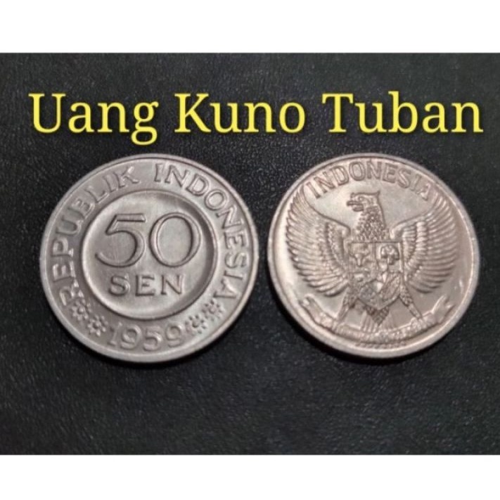 Jual KOIN 50 SEN TAHUN 1951 GARUDA PANCASILA - 1 KEPING / 1 BIJI | Shopee Indonesia