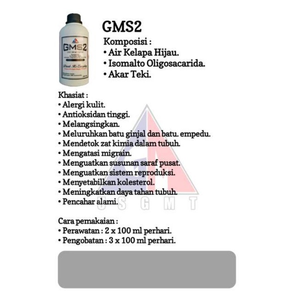 Jual GMS2 OBAT UNTUK BATU GINJAL100%HERBAL | Shopee Indonesia