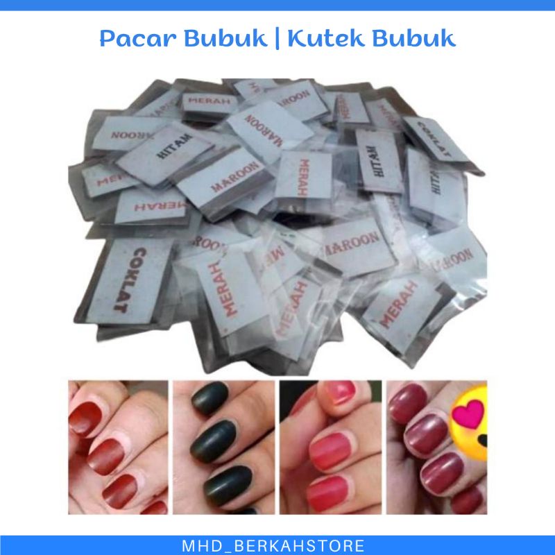 Jual Kutek Muslim Bubuk Halal | Kutek henna kuku | Pacar Arab Bubuk 4 ...