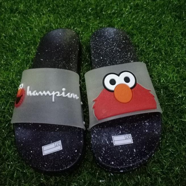 Jual Dijual Murah YI7D Sandal Wanita Sendal ELMO MERAH SOL ...