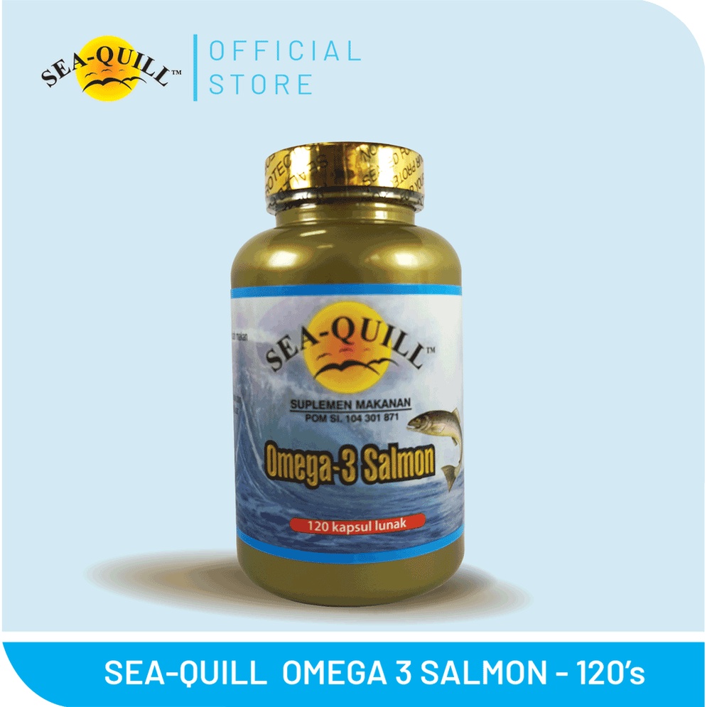 Jual Sea Quill Omega 3 isi 120 softgel | Shopee Indonesia