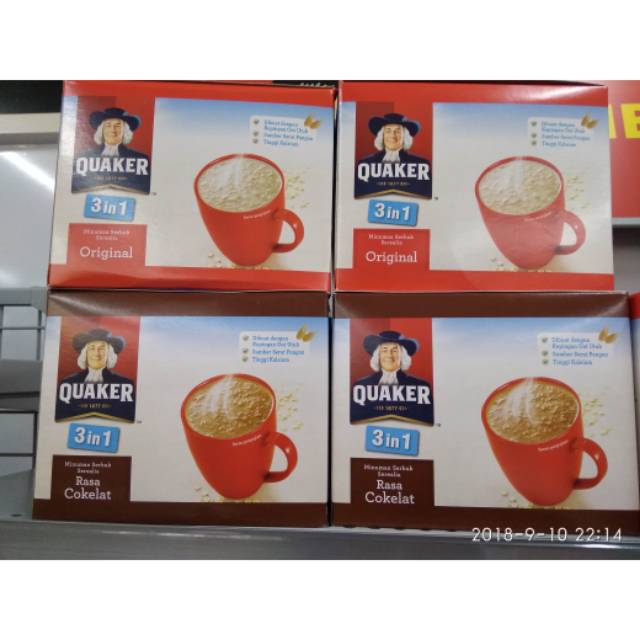Jual Quaker minuman 3in1 isi 12 sachet | Shopee Indonesia