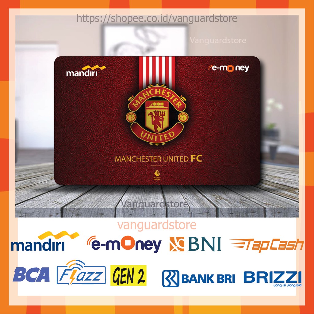 Jual KARTU E MONEY E TOLL MANCHESTER UNITED FC CLUB BOLA 56 EMONEY ...