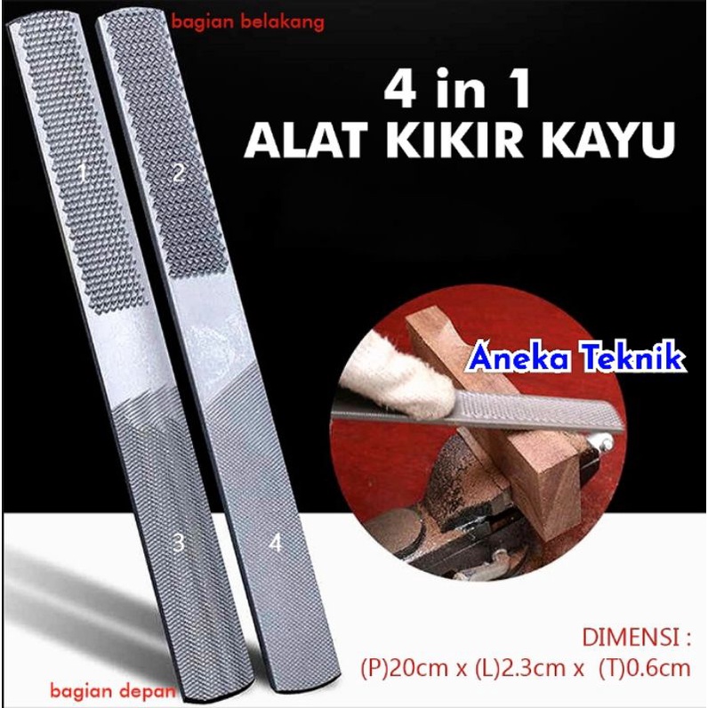 Jual Alat Kikir Kayu 4 in 1 Material Metal Steel Portable | Shopee ...