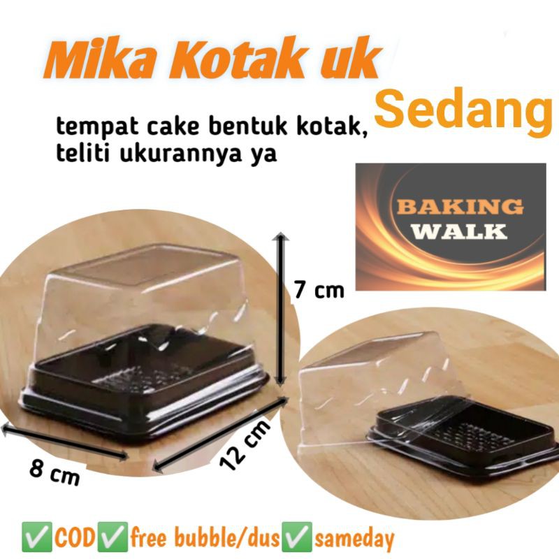 Jual box kue kotak mika kue kotak tray cake kotak tempat kue tempat ...