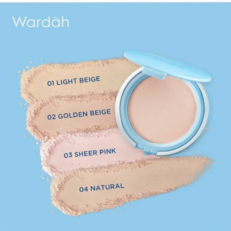 Jual Wardah Bedak Compact Lightening Two Way Cake Light Feel Original ...