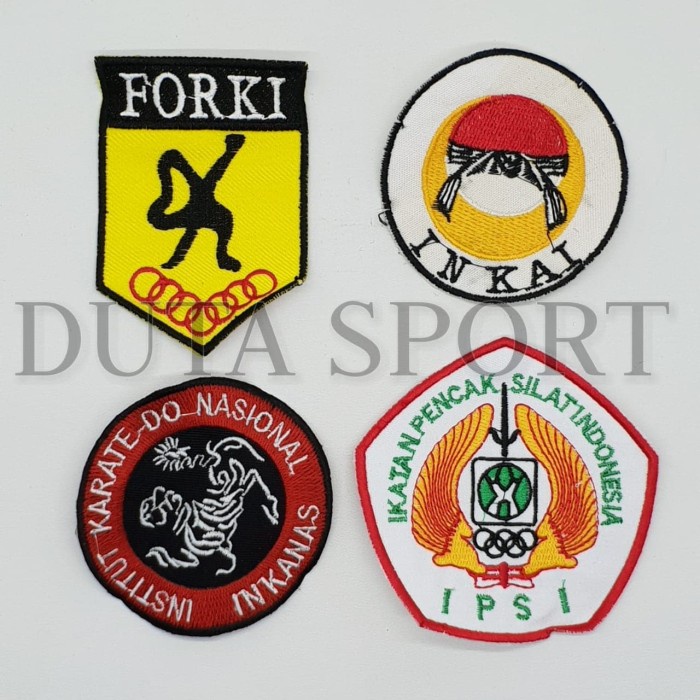 Jual Logo Lambang Badge Emblem Karate Silat Taekwondo FORKI INKAI IPSI ...
