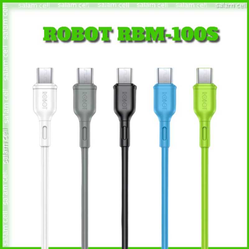 Jual Kabel Data ROBOT RBM 100s Micro Usb 20pcs Dapat toples Original ...