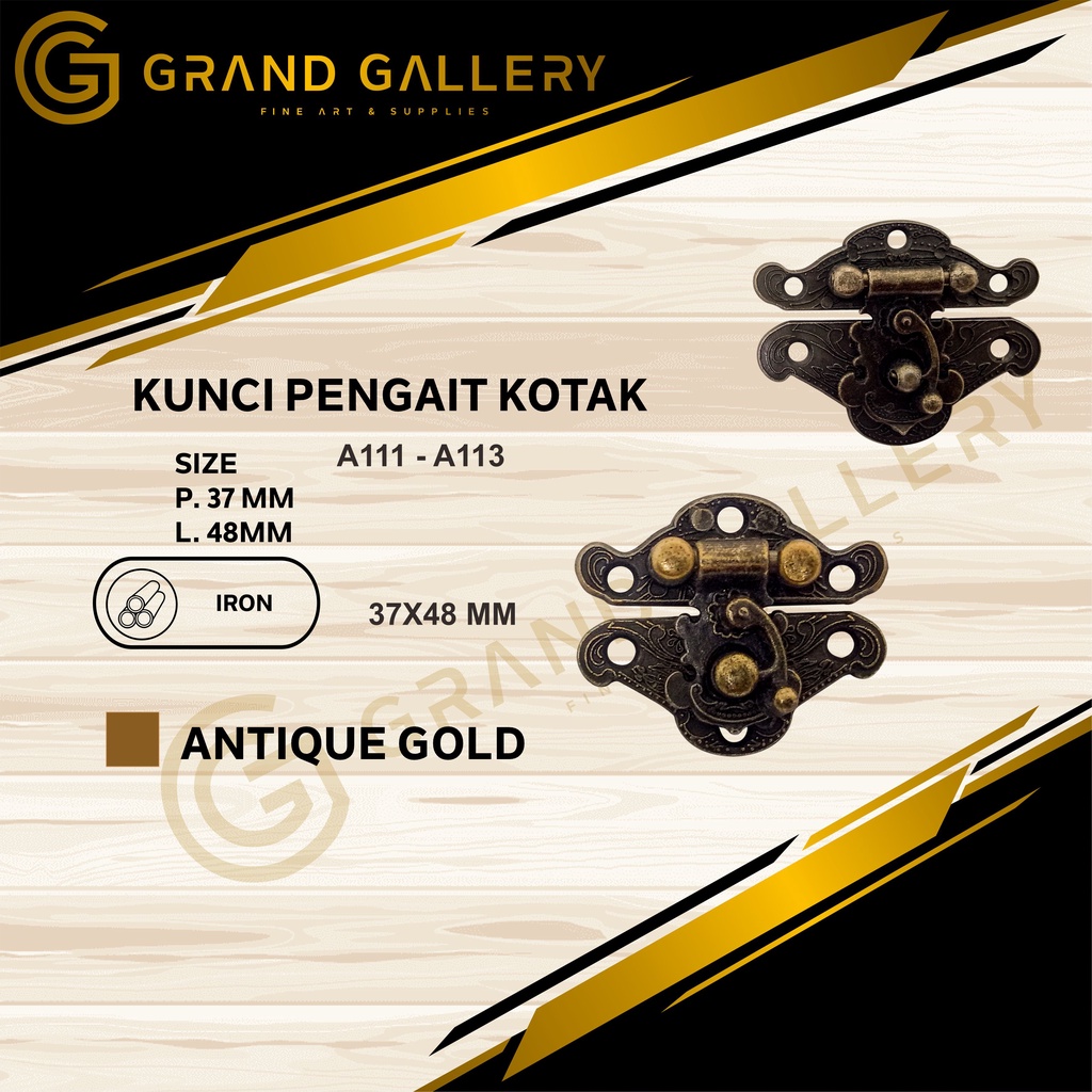 Jual KUNCI PENGAIT KOTAK/ PENGAIT BOX HANTARAN A113 37 X 48 MM | Shopee ...