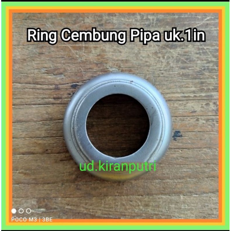 Jual Ring pipa 1in kaki tapak ring cembung pintu pagar besi ornamen ...